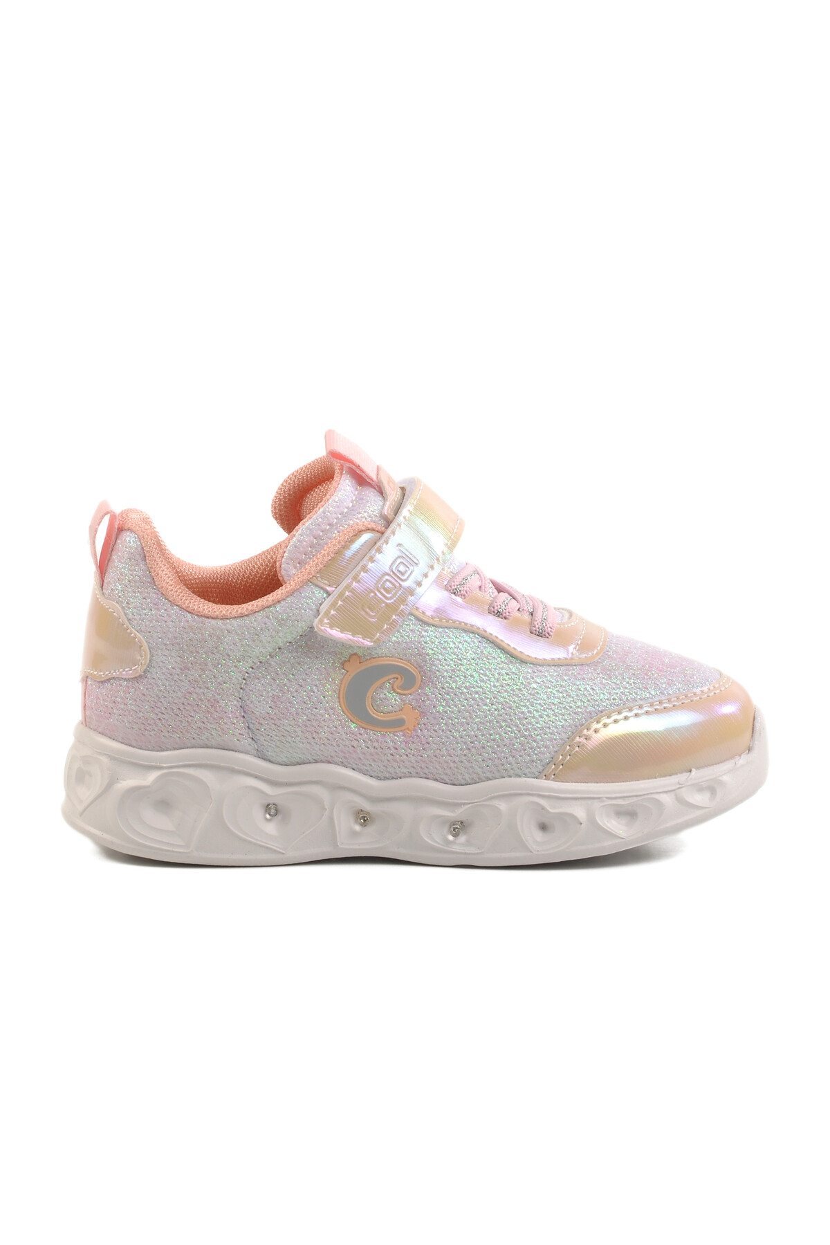 Beige Textile Kids Sneakers Yuki P
